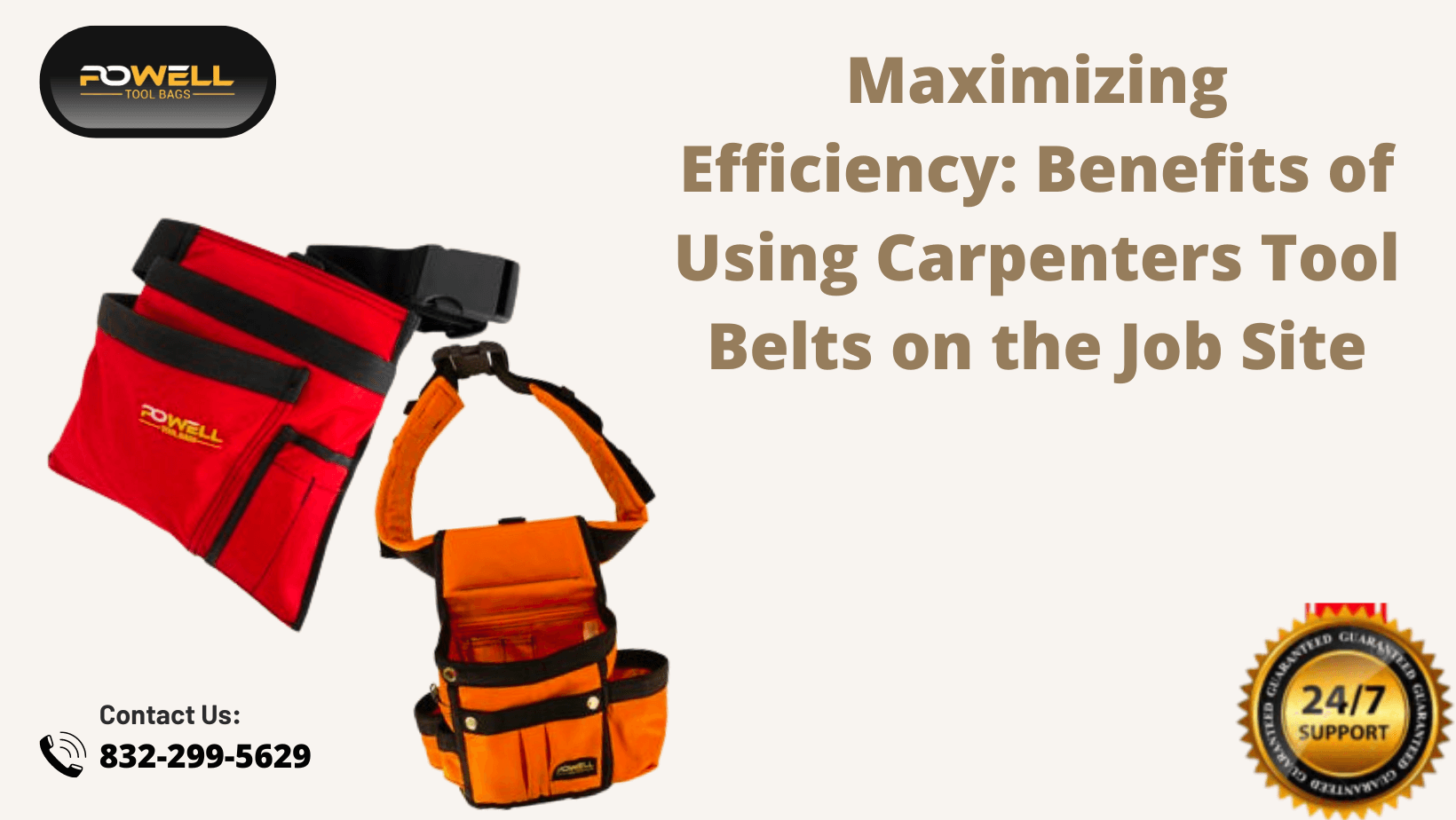 Maximizing Efficiency: Benefits of Using Carpenters Tool Belts on the ...
