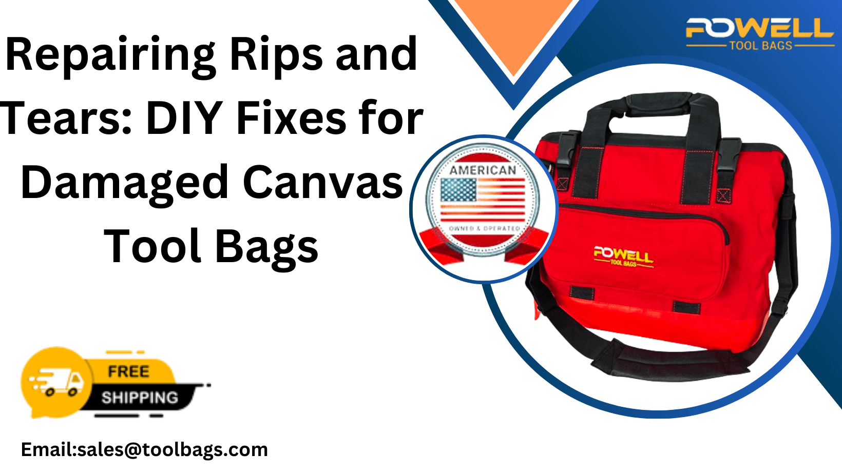 Repairing Rips and Tears: DIY Fixes for Damaged Canvas Tool Bags